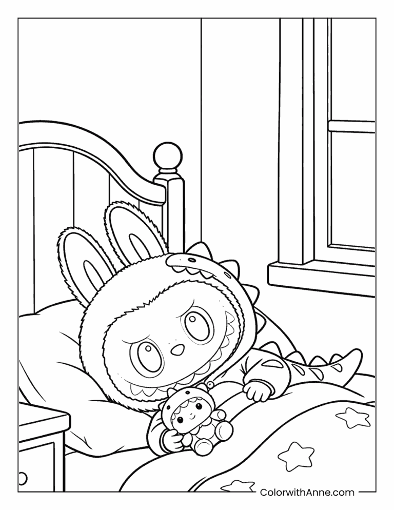 50 Labubu Coloring Pages (Free PDF Printables)