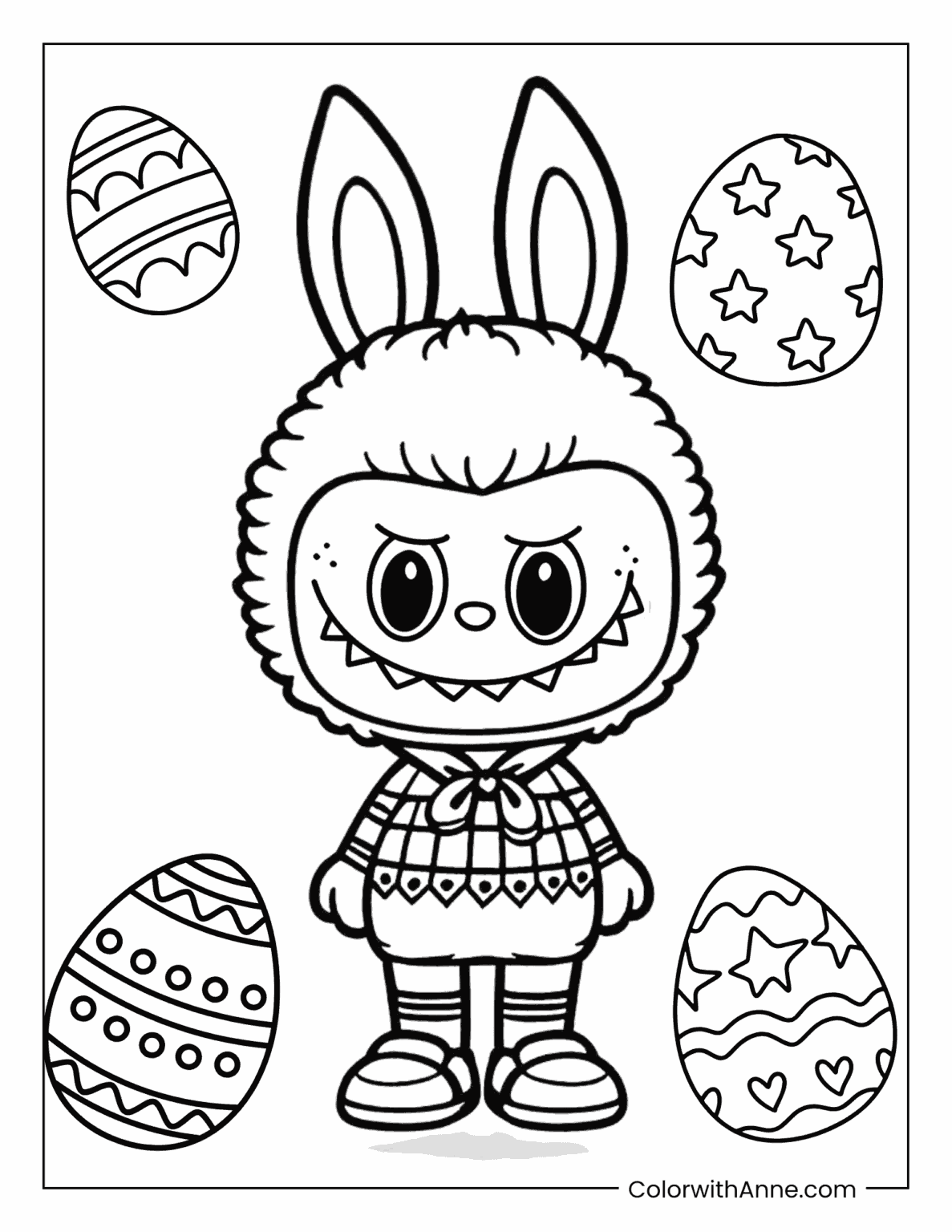 50 Labubu Coloring Pages (Free PDF Printables)