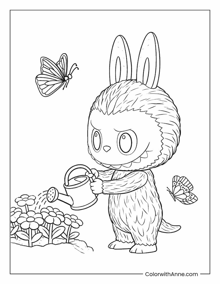 50 Labubu Coloring Pages (Free PDF Printables)