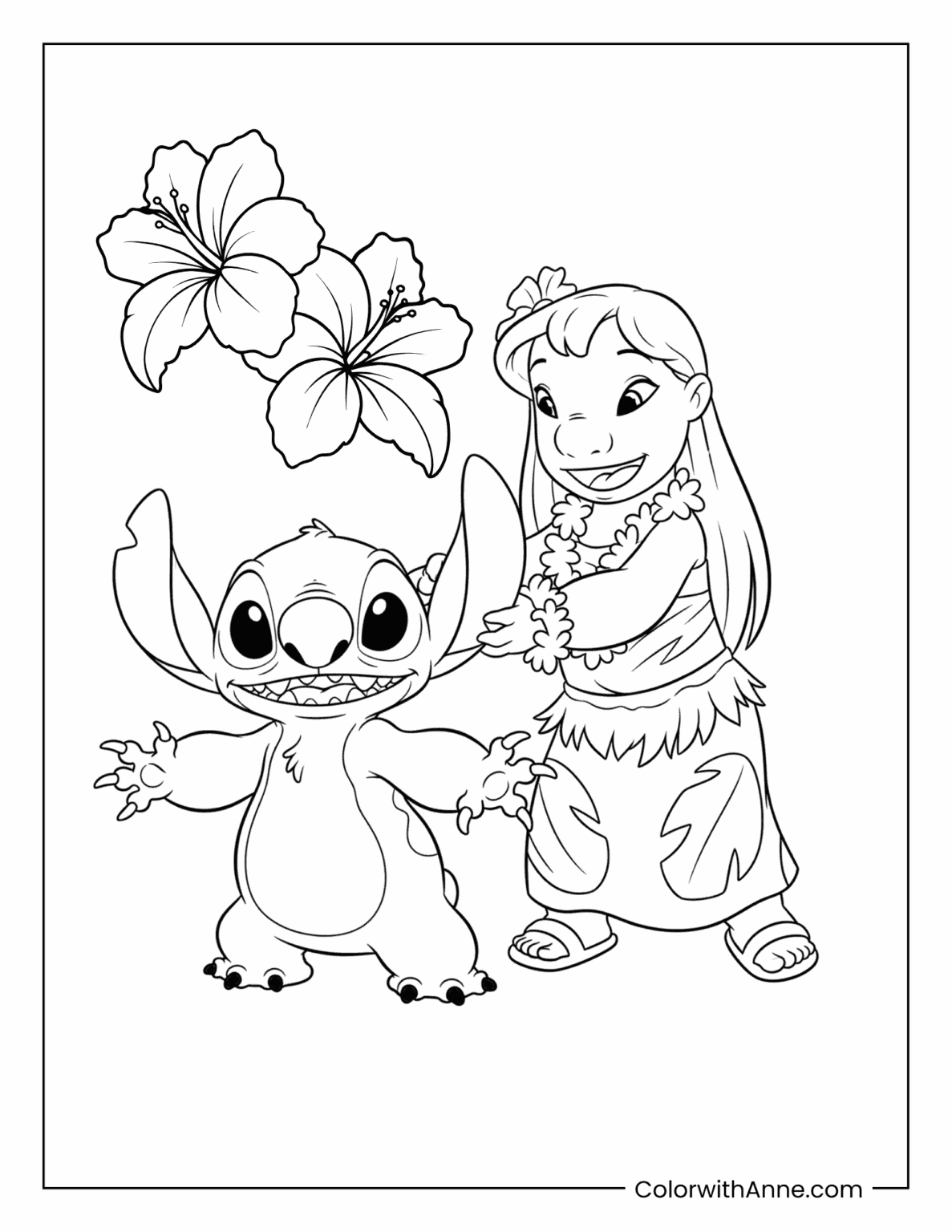20 Stitch Coloring Pages (Free PDF Printables)