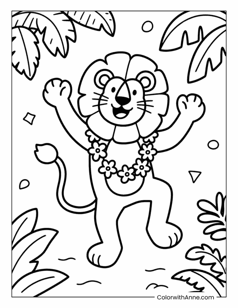 22 Lion Coloring Pages (Free PDF Printables)