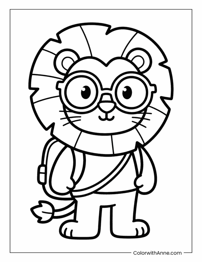 22 Lion Coloring Pages (Free PDF Printables)