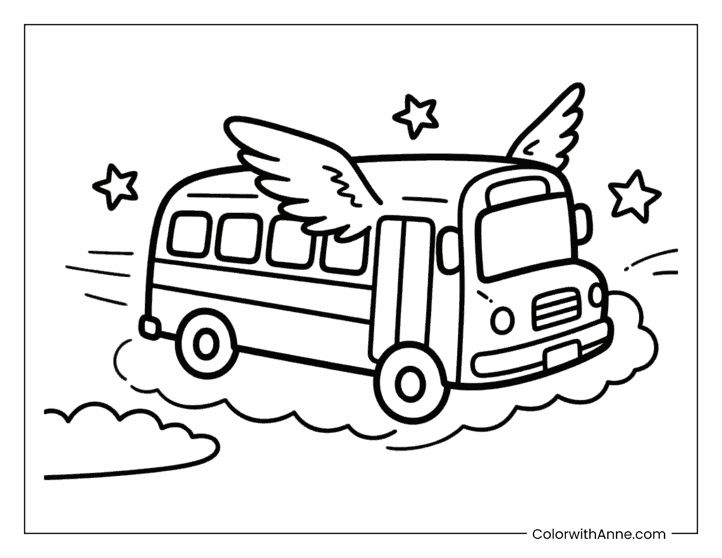 20 School Bus Coloring Pages (Free PDF Printables)