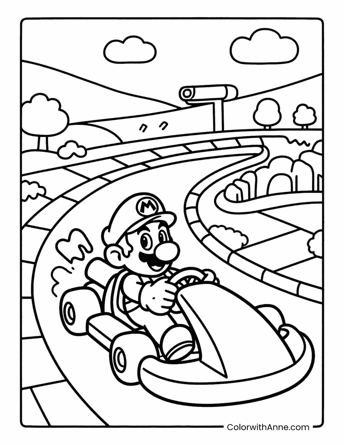 Mario Coloring Pages (Free PDF Printables)