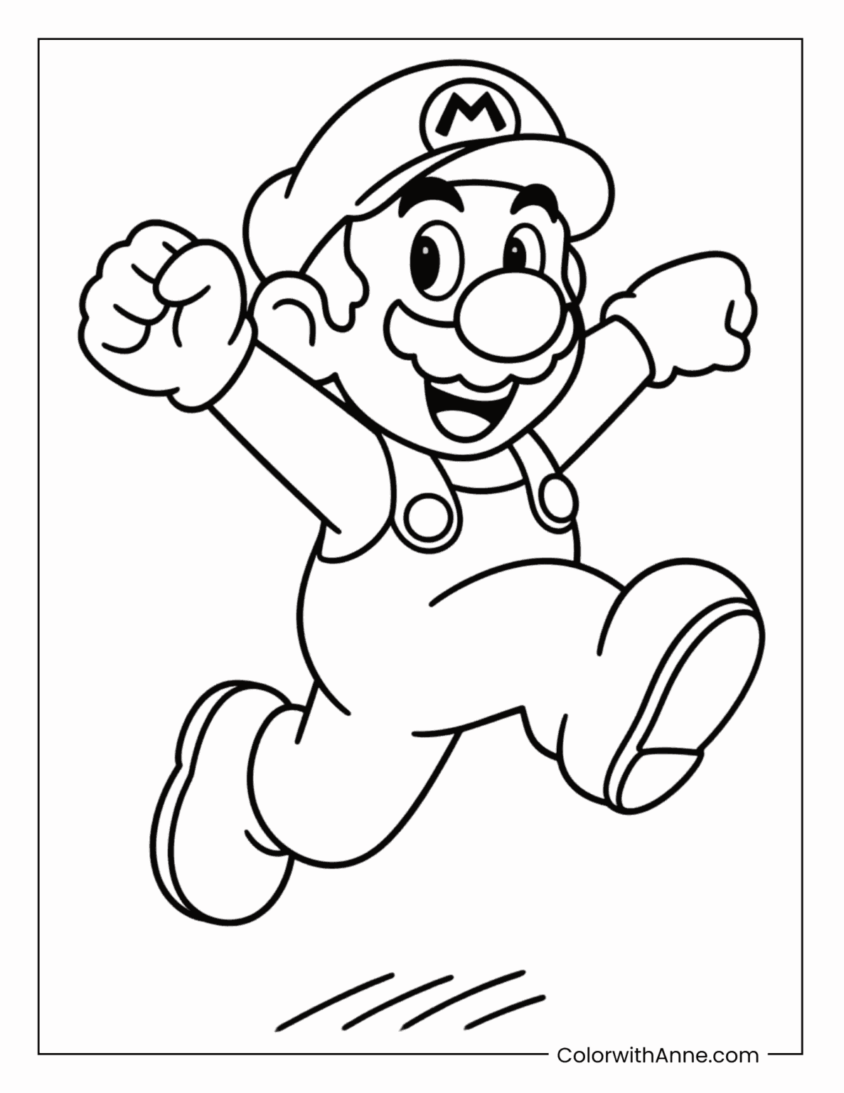 Mario Coloring Pages (Free PDF Printables)