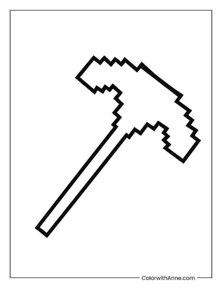 20 Minecraft Coloring Pages (Free PDF Printables)