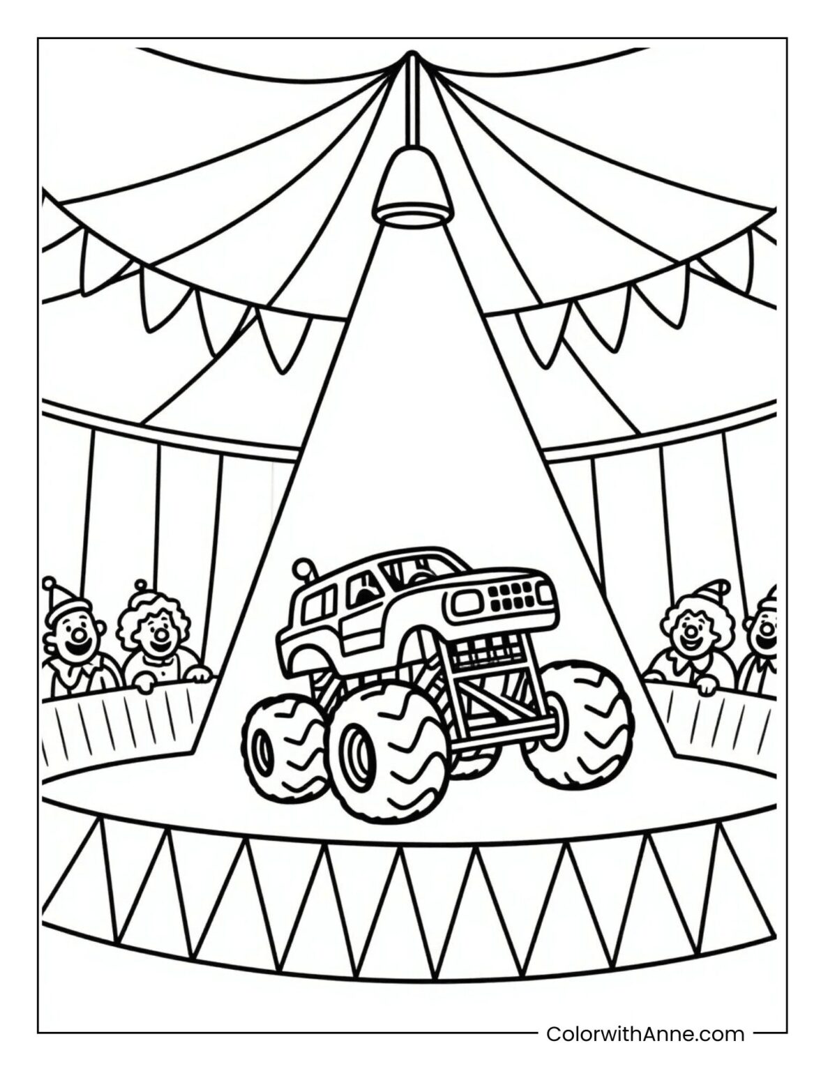 22 Monster Truck Coloring Pages (Free PDF Printables)