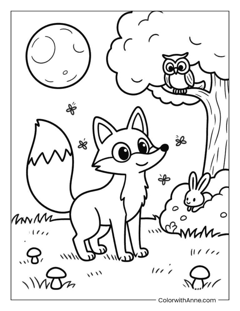 23 Fox Coloring Pages (Free PDF Printables)