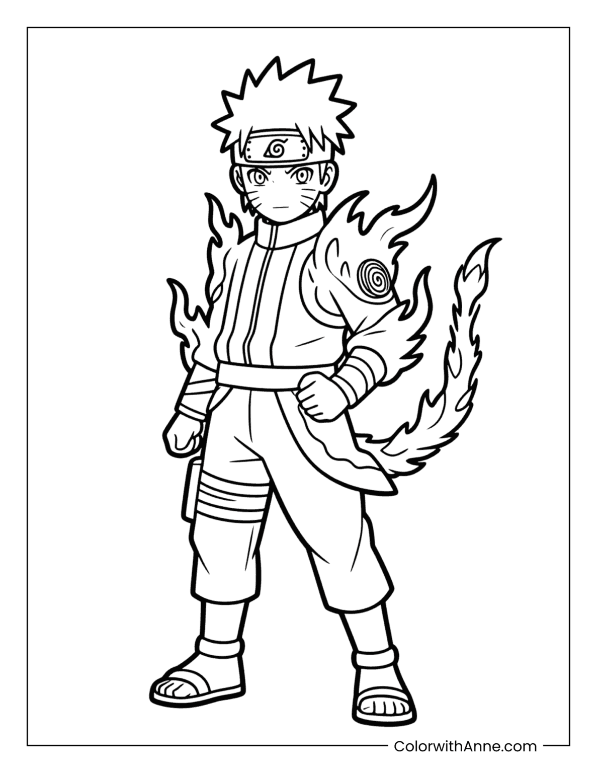 Naruto Coloring Pages (Free PDF Printables)