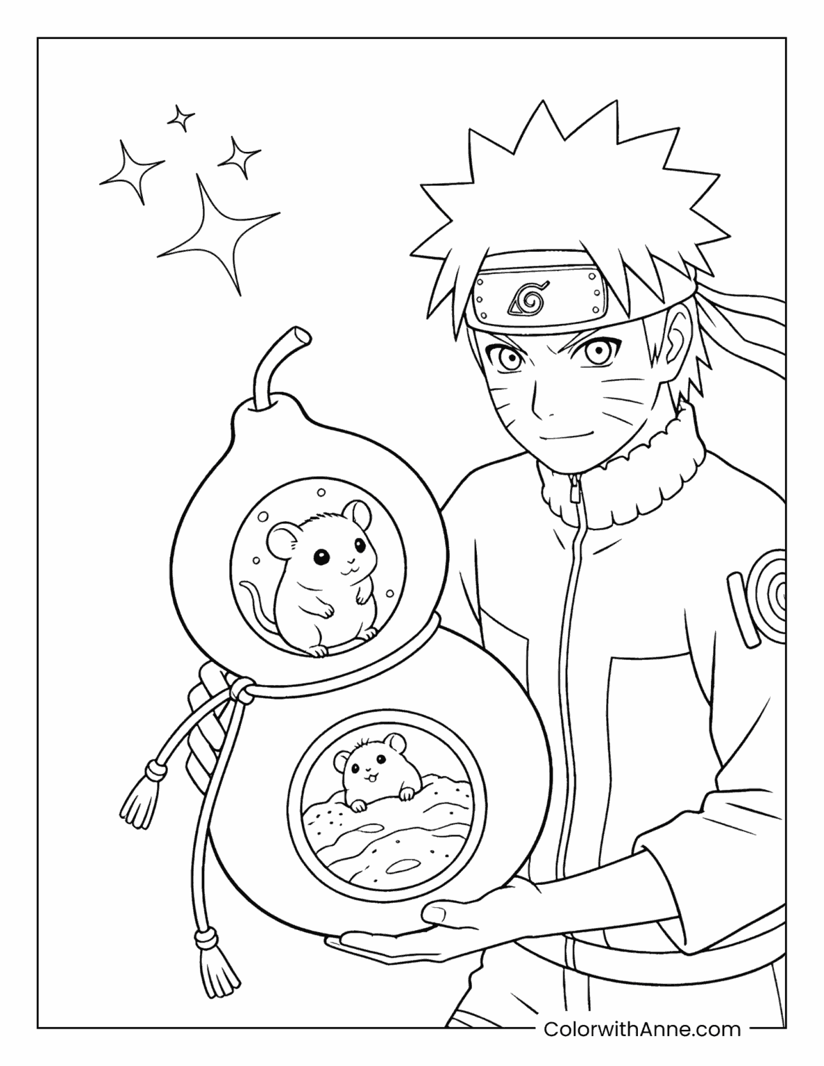 Naruto Coloring Pages (Free PDF Printables)