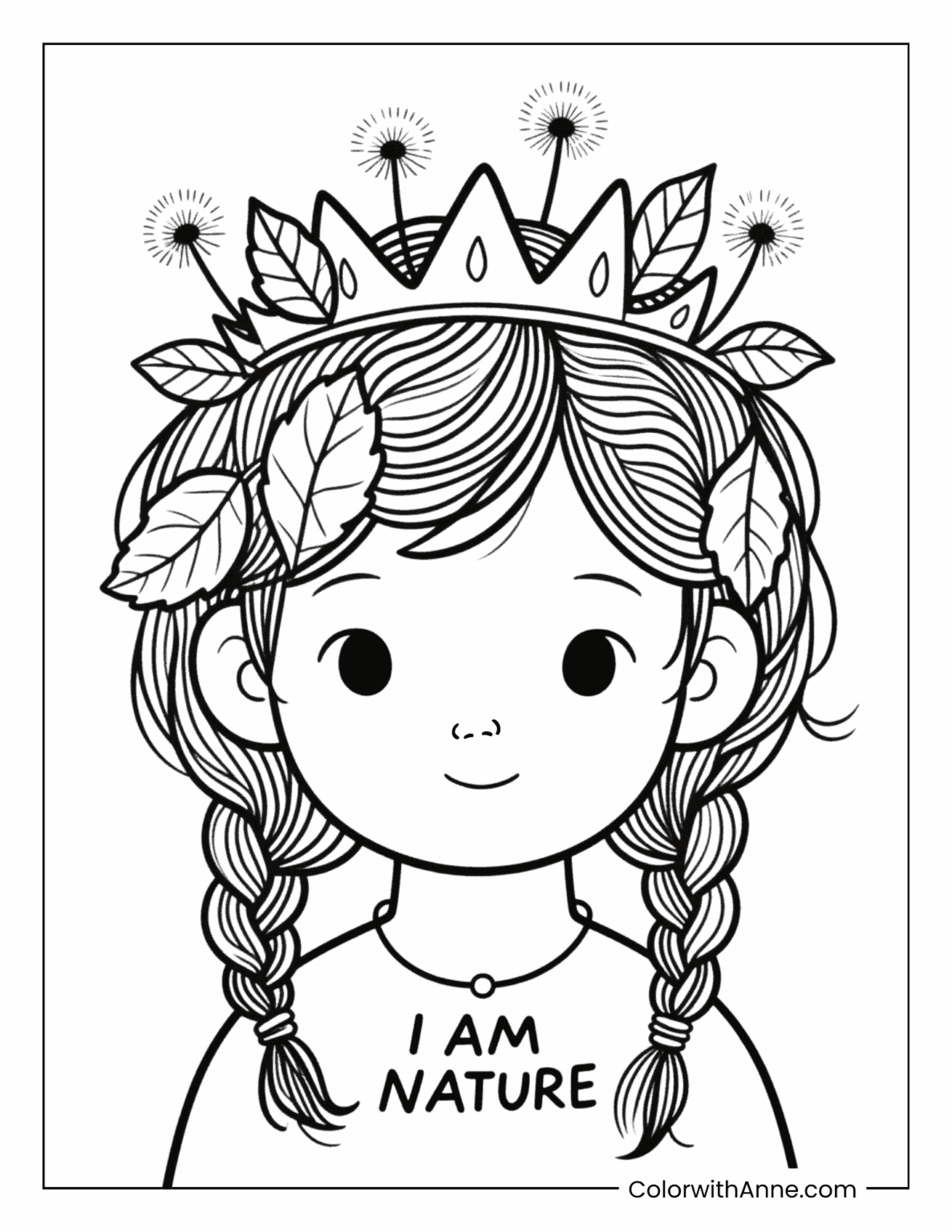 Leaf Coloring Pages (Free PDF Printables) - ColorwithAnne