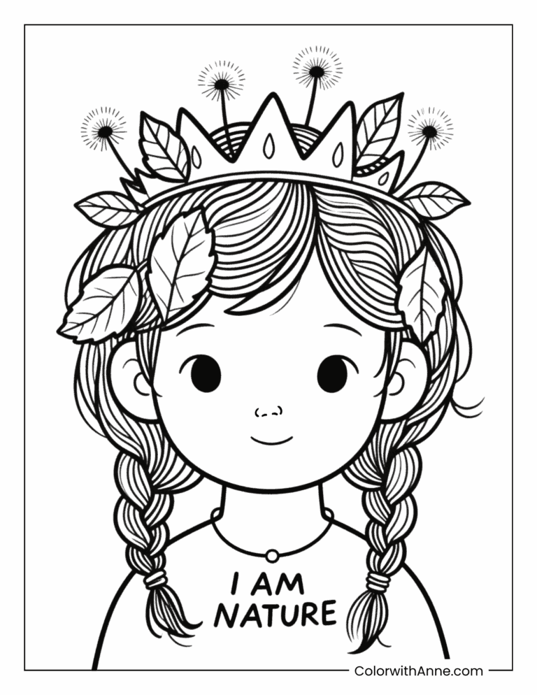 Leaf Coloring Pages (Free PDF Printables) - ColorwithAnne