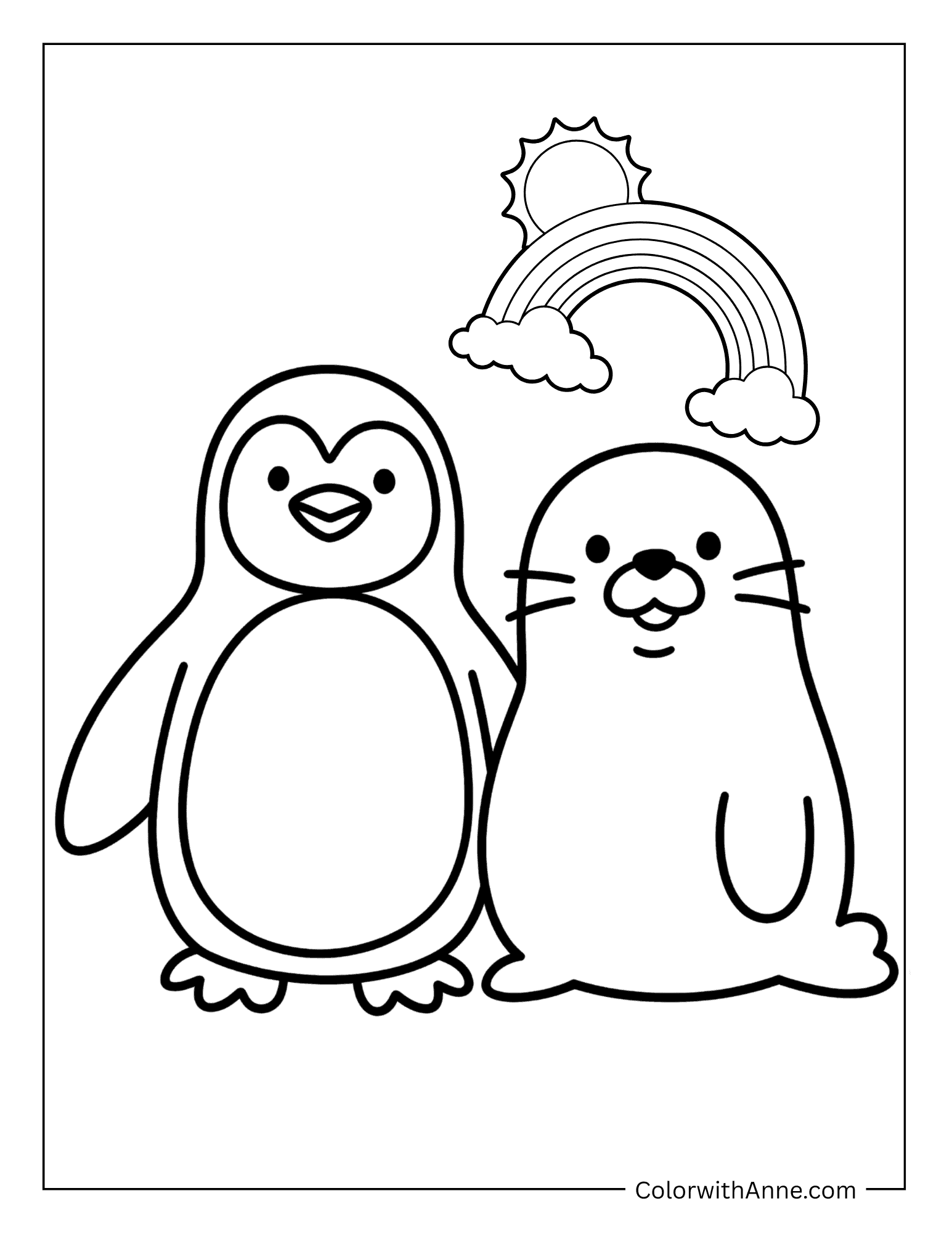 19 Penguin Coloring Pages (Free PDF Printables)