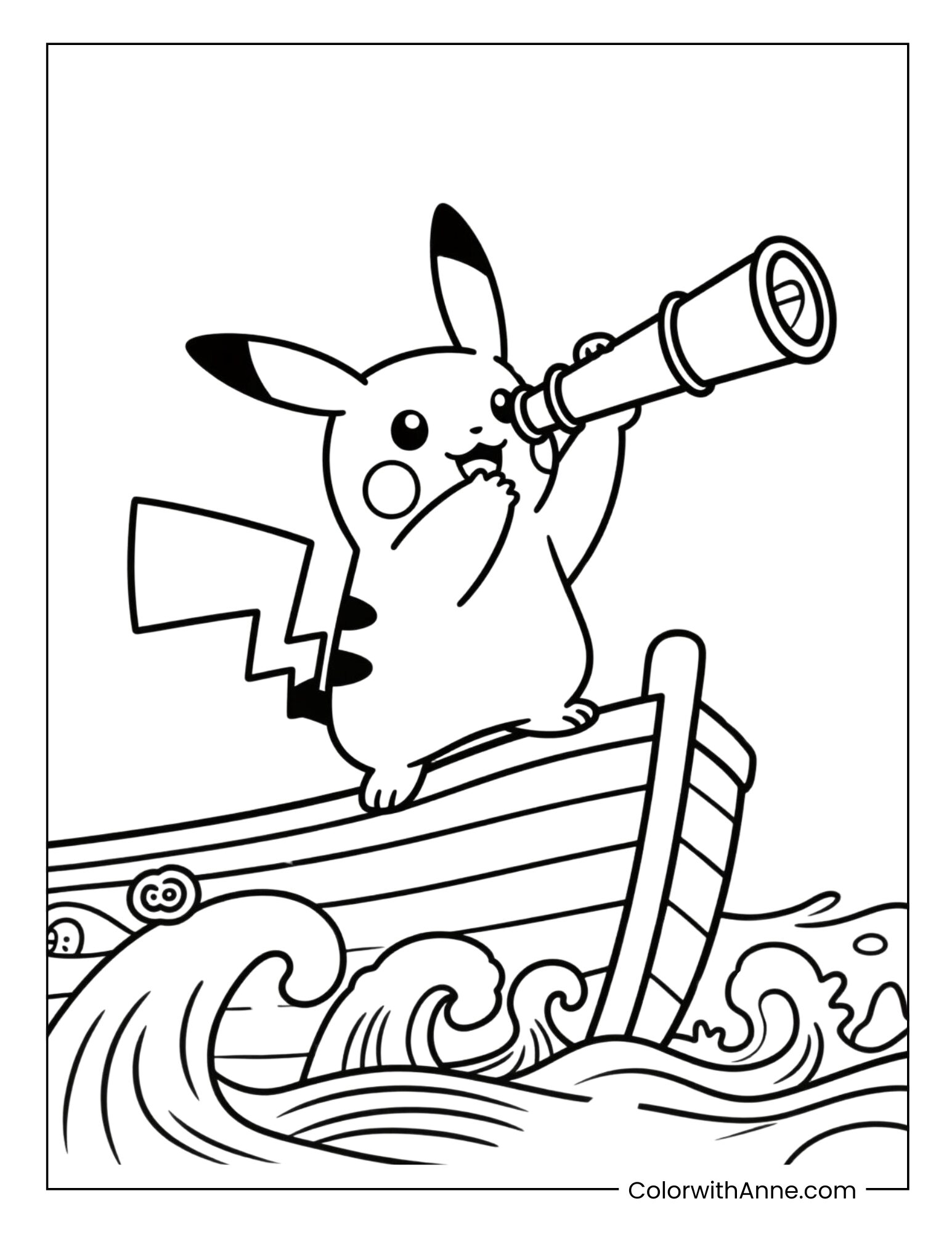 20 Pikachu Coloring Pages (Free PDF Printables)