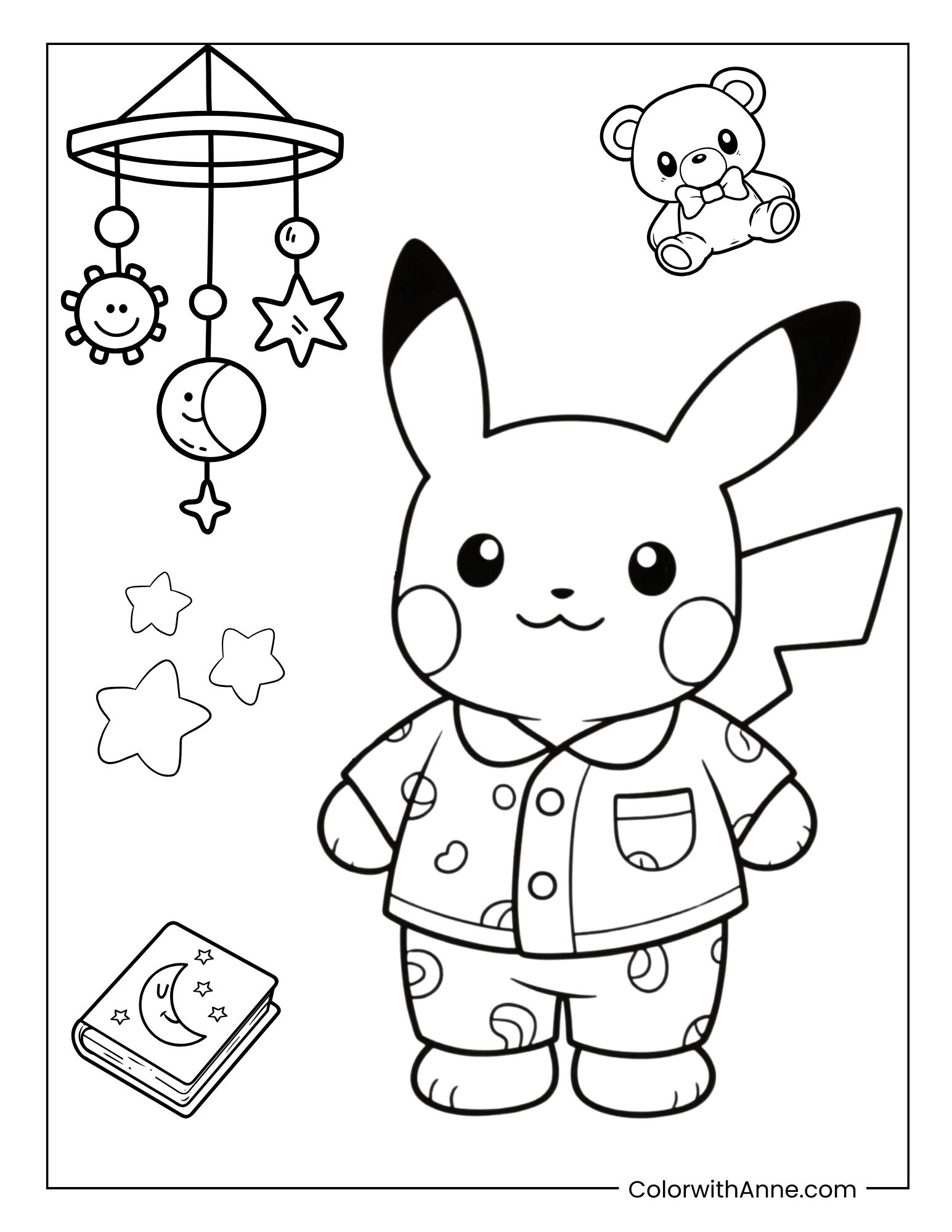 20 Pikachu Coloring Pages (Free PDF Printables)