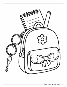 Preppy Coloring Pages (Free PDF Printables) - ColorwithAnne