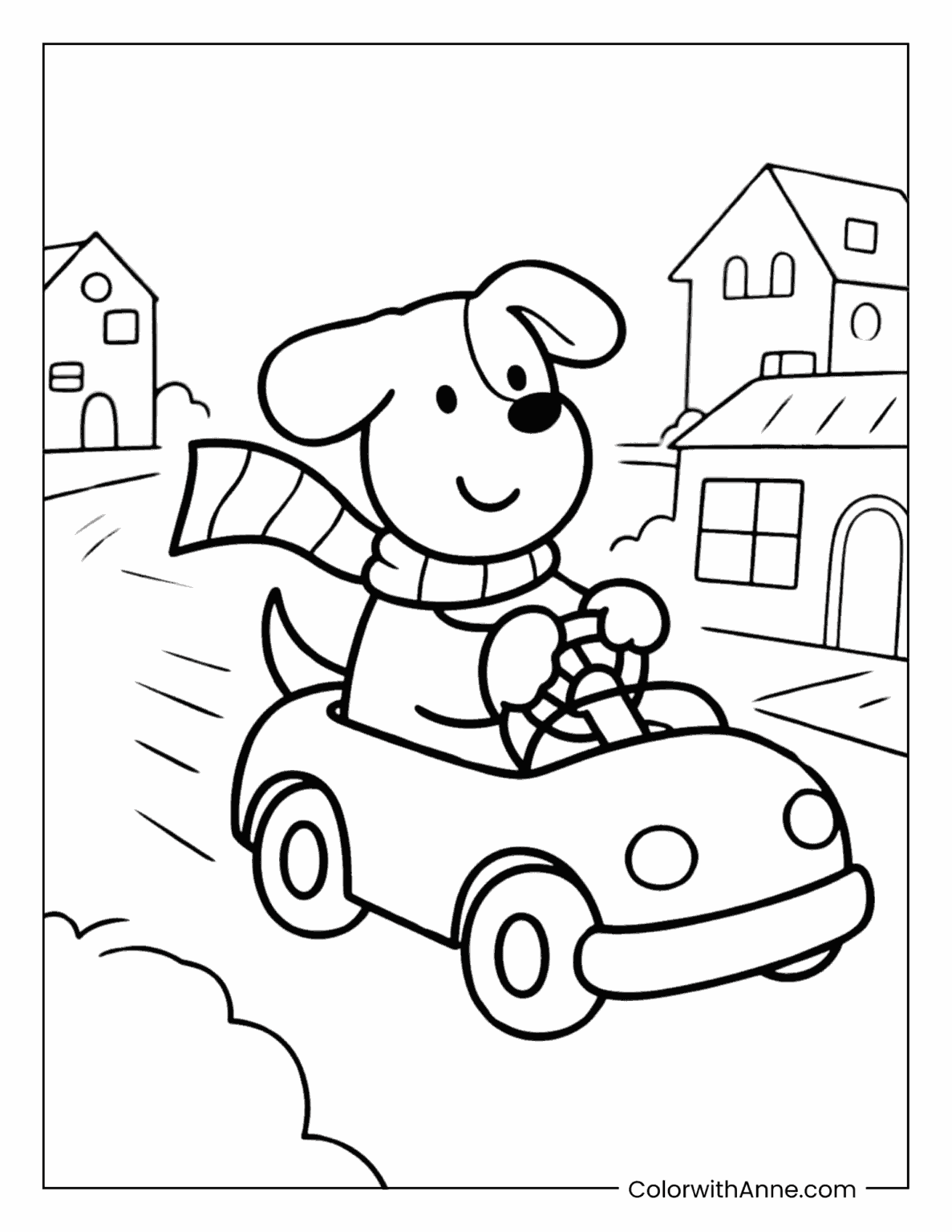 20 Puppy Coloring Pages (Free PDF Printables)
