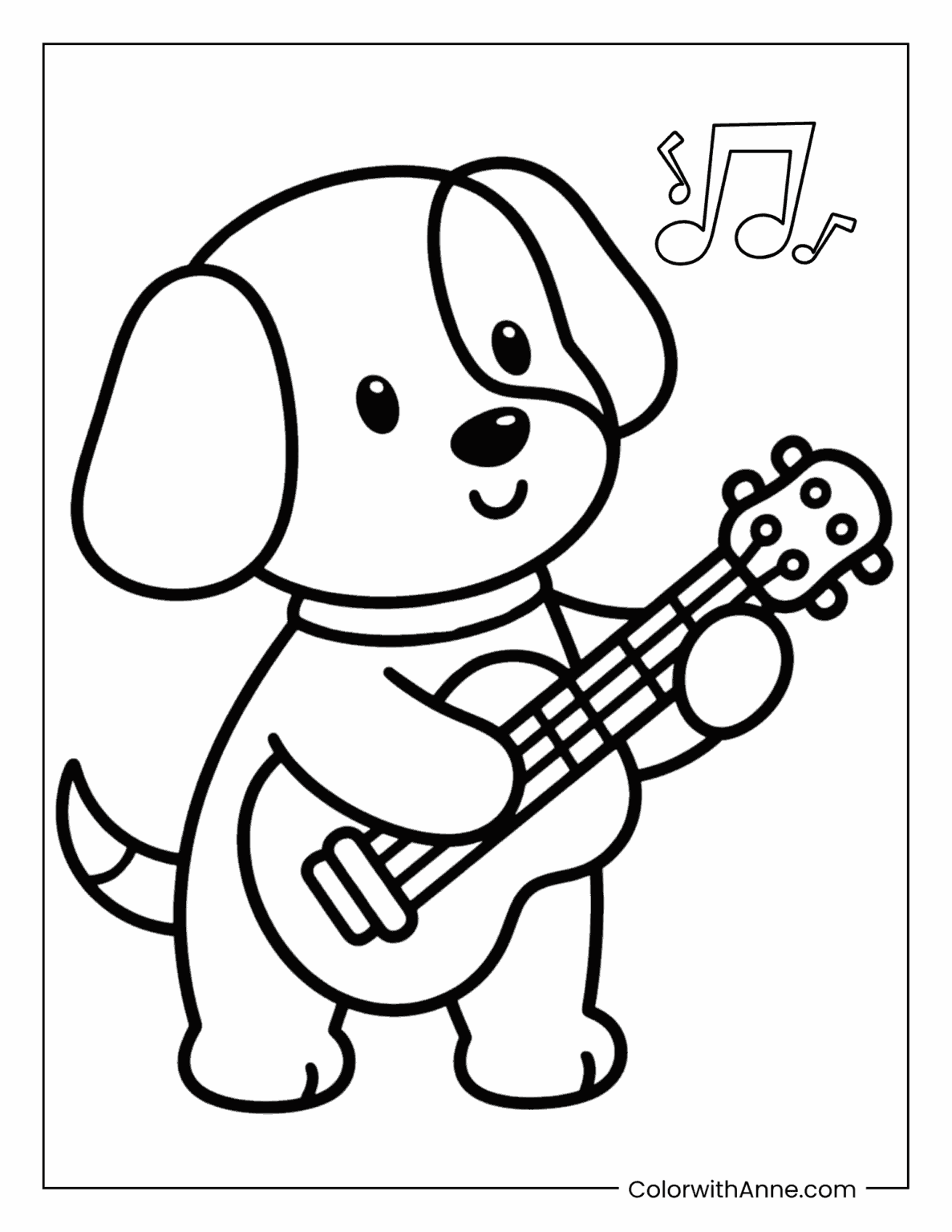 20 Puppy Coloring Pages (Free PDF Printables)