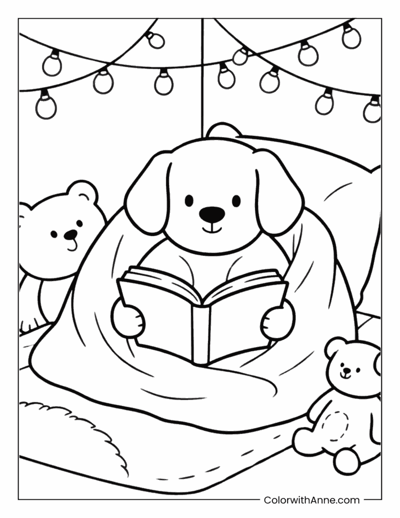 20 Puppy Coloring Pages (Free PDF Printables)