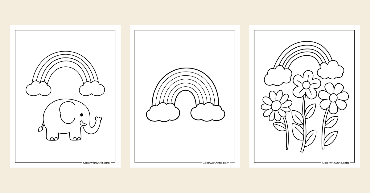 Nature Coloring Pages (Free PDF Printables) - ColorwithAnne