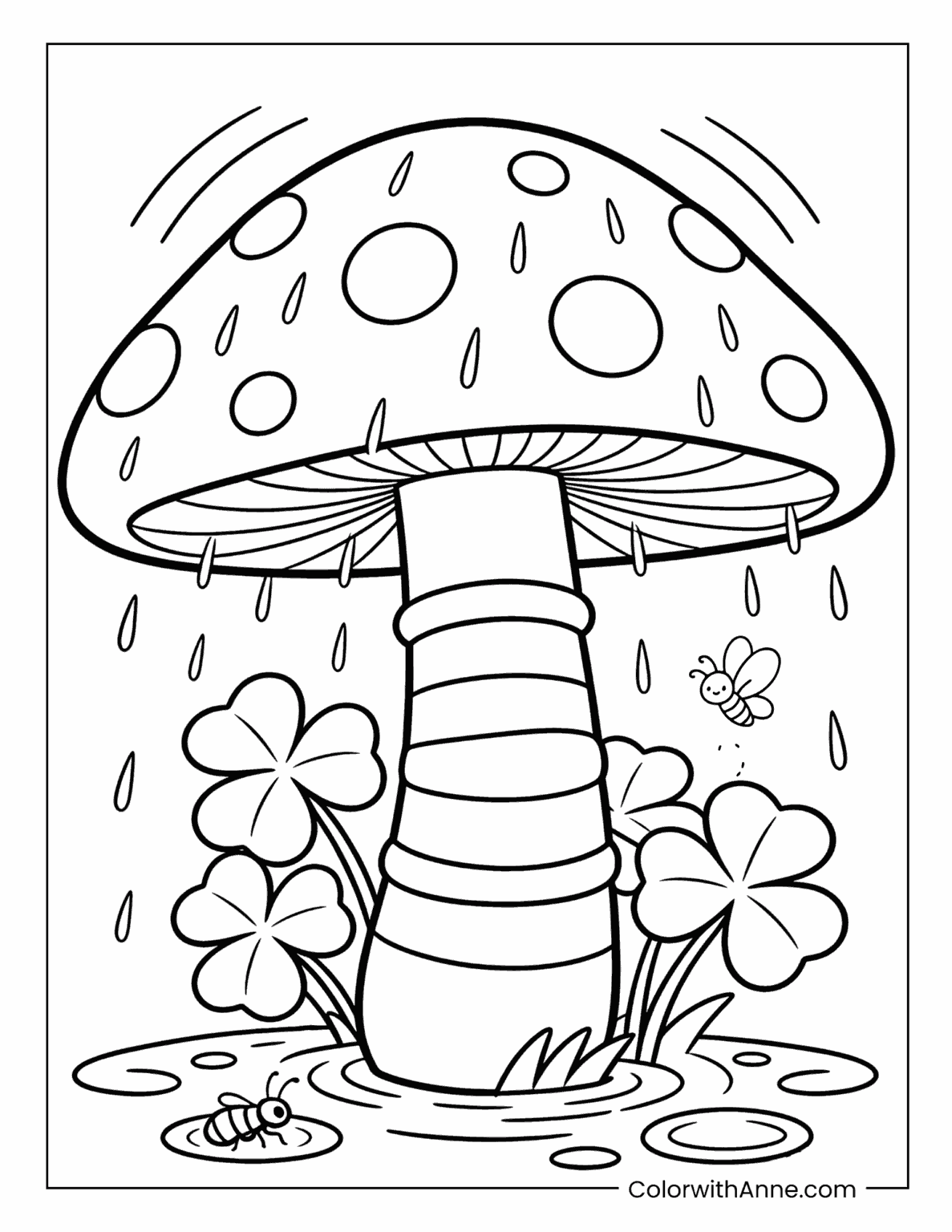 20 Mushroom Coloring Pages (Free PDF Printables)