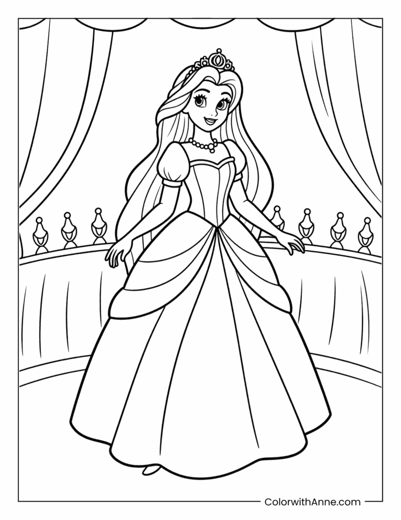 Rapunzel Coloring Pages (Free PDF Printables)