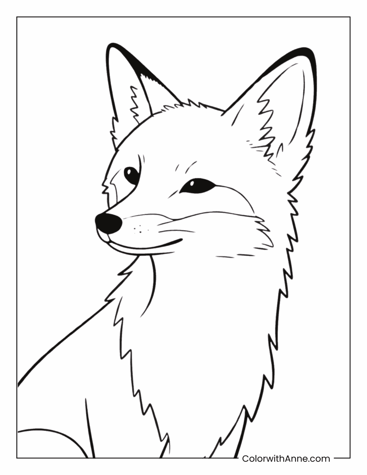 23 Fox Coloring Pages (Free PDF Printables)