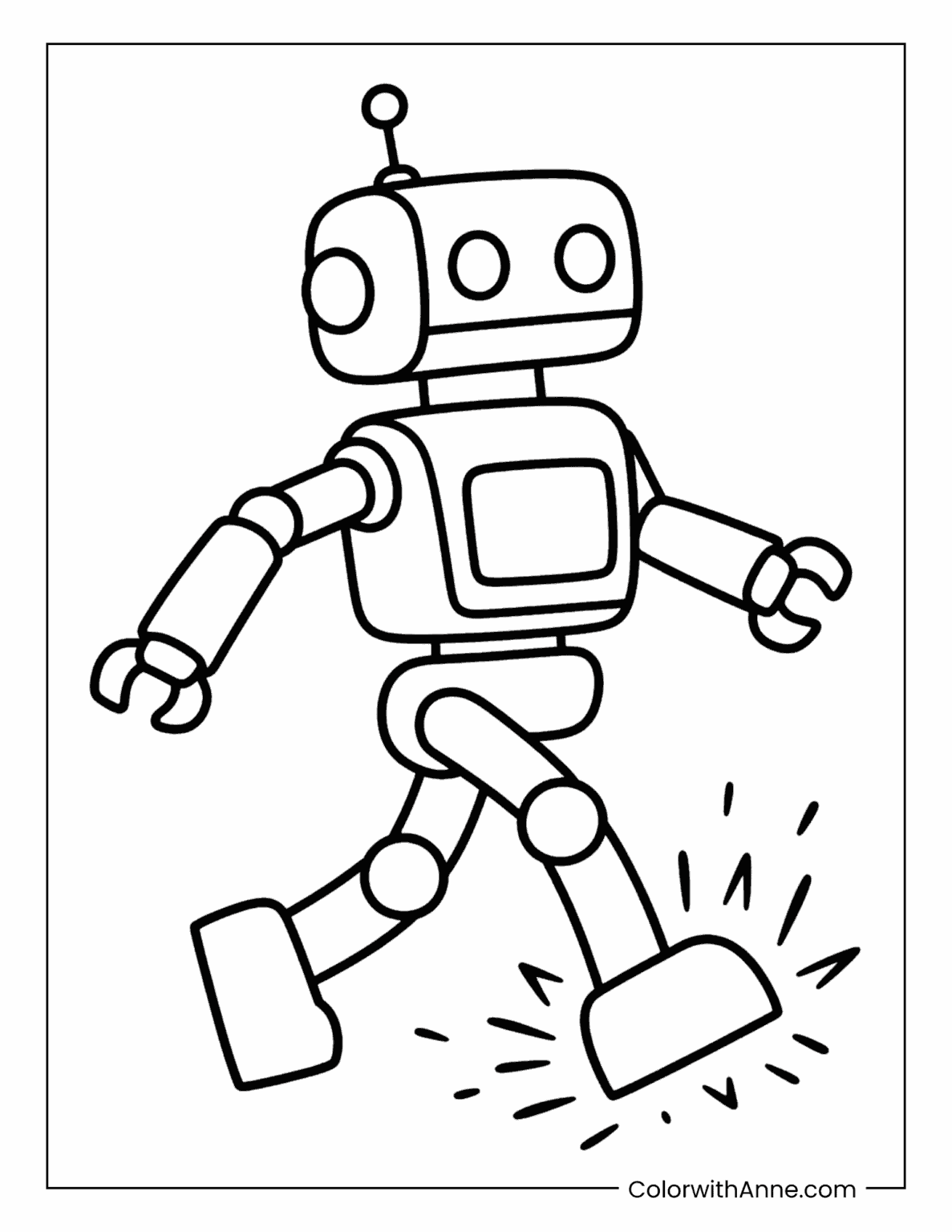 20 Robot Coloring Pages (Free PDF Printables)
