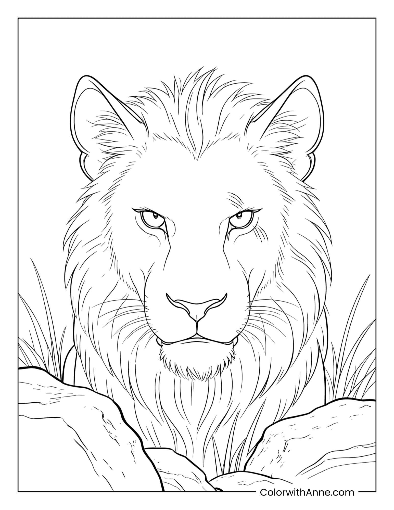 Lion King Coloring Pages (Free PDF Printables) - ColorwithAnne