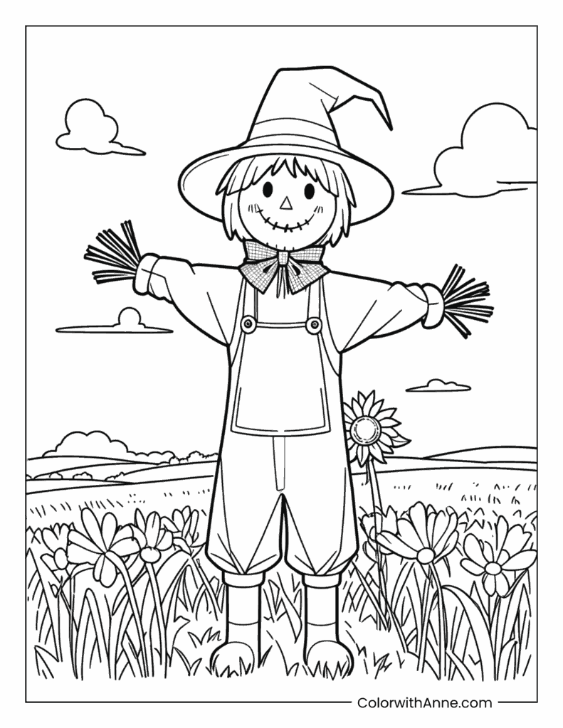 12 Autumn & Fall Coloring Pages (Free PDF Printables)