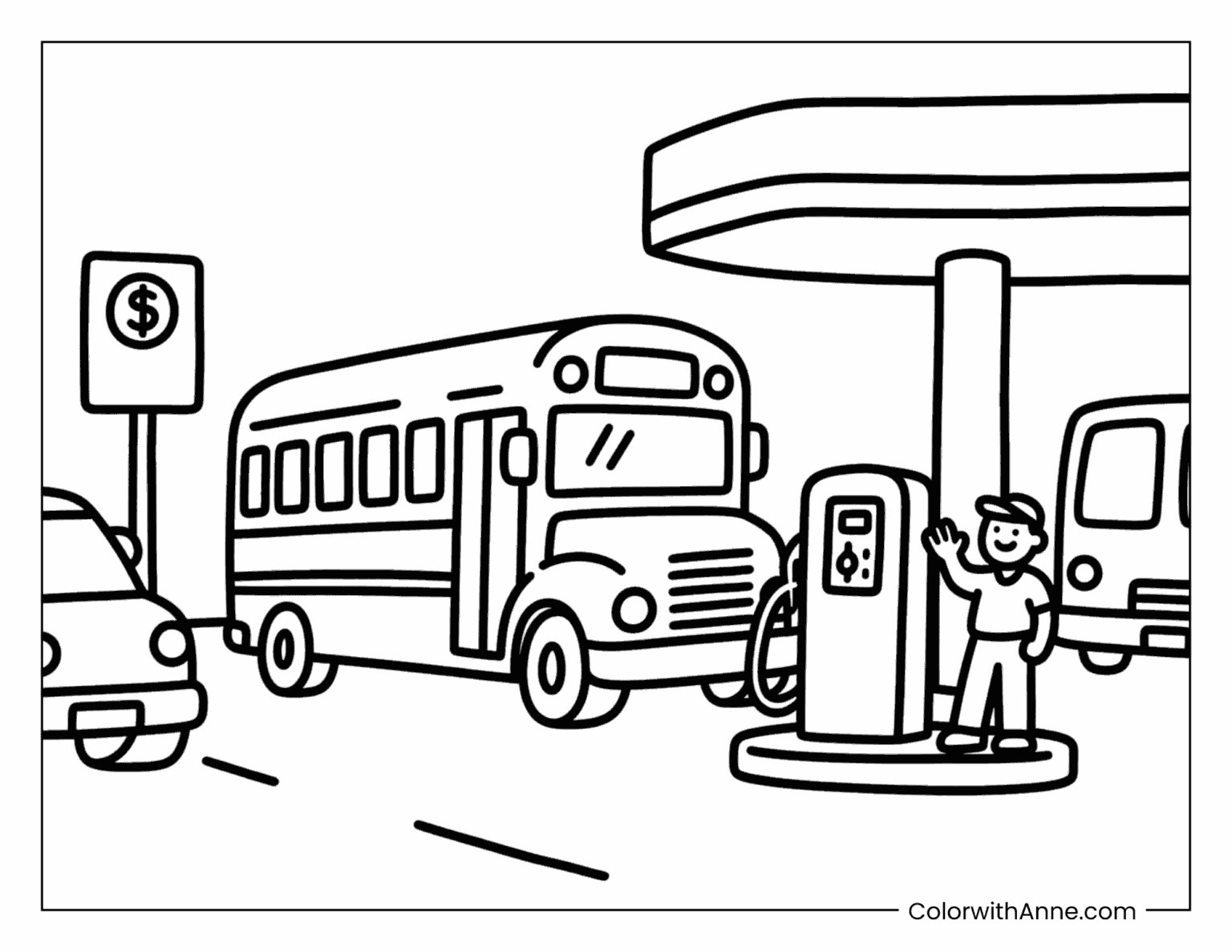 20 School Bus Coloring Pages (Free PDF Printables)