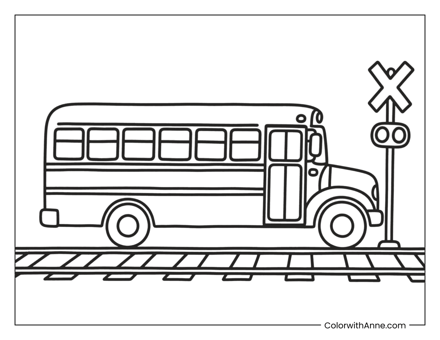 20 School Bus Coloring Pages (Free PDF Printables)
