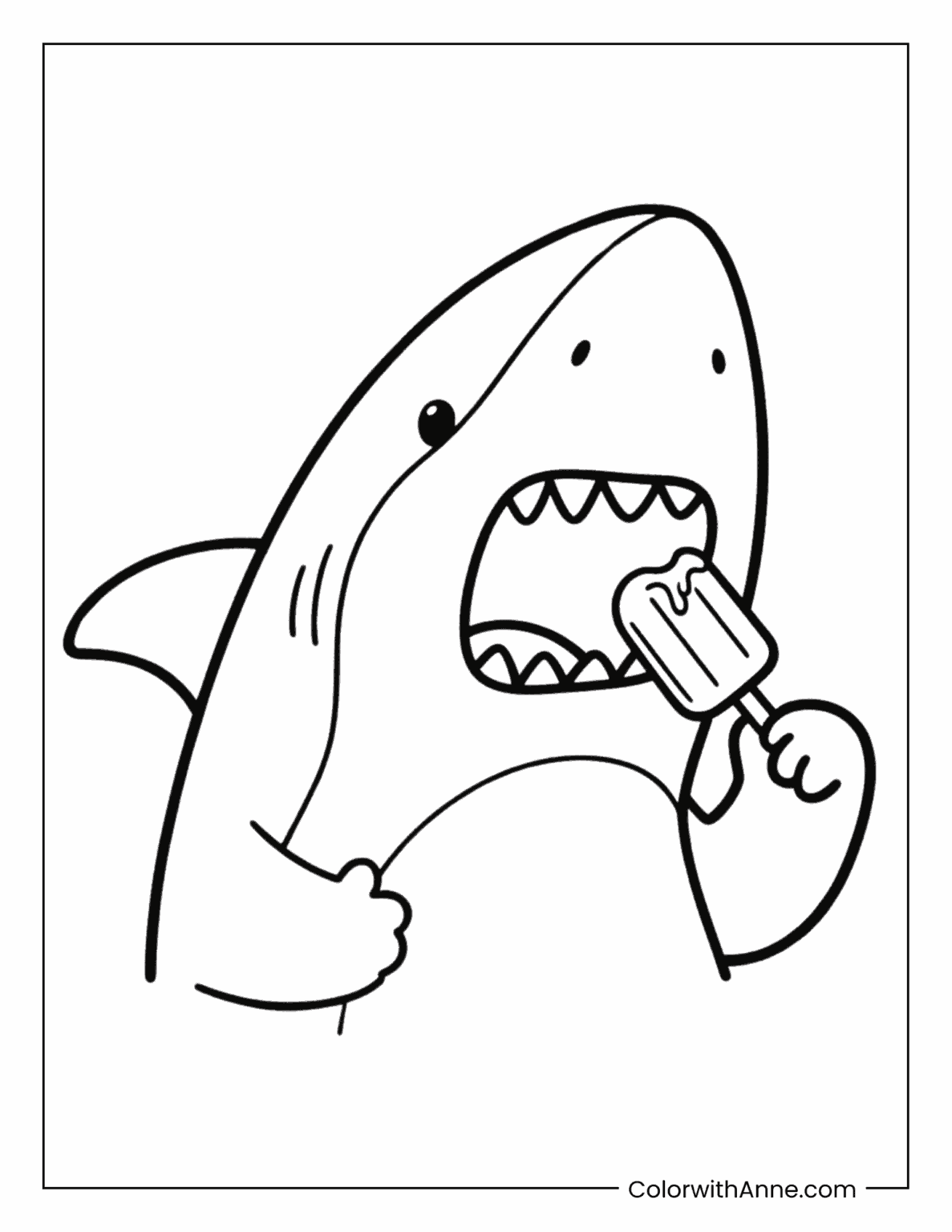 18 Shark Coloring Pages (Free PDF Printables)