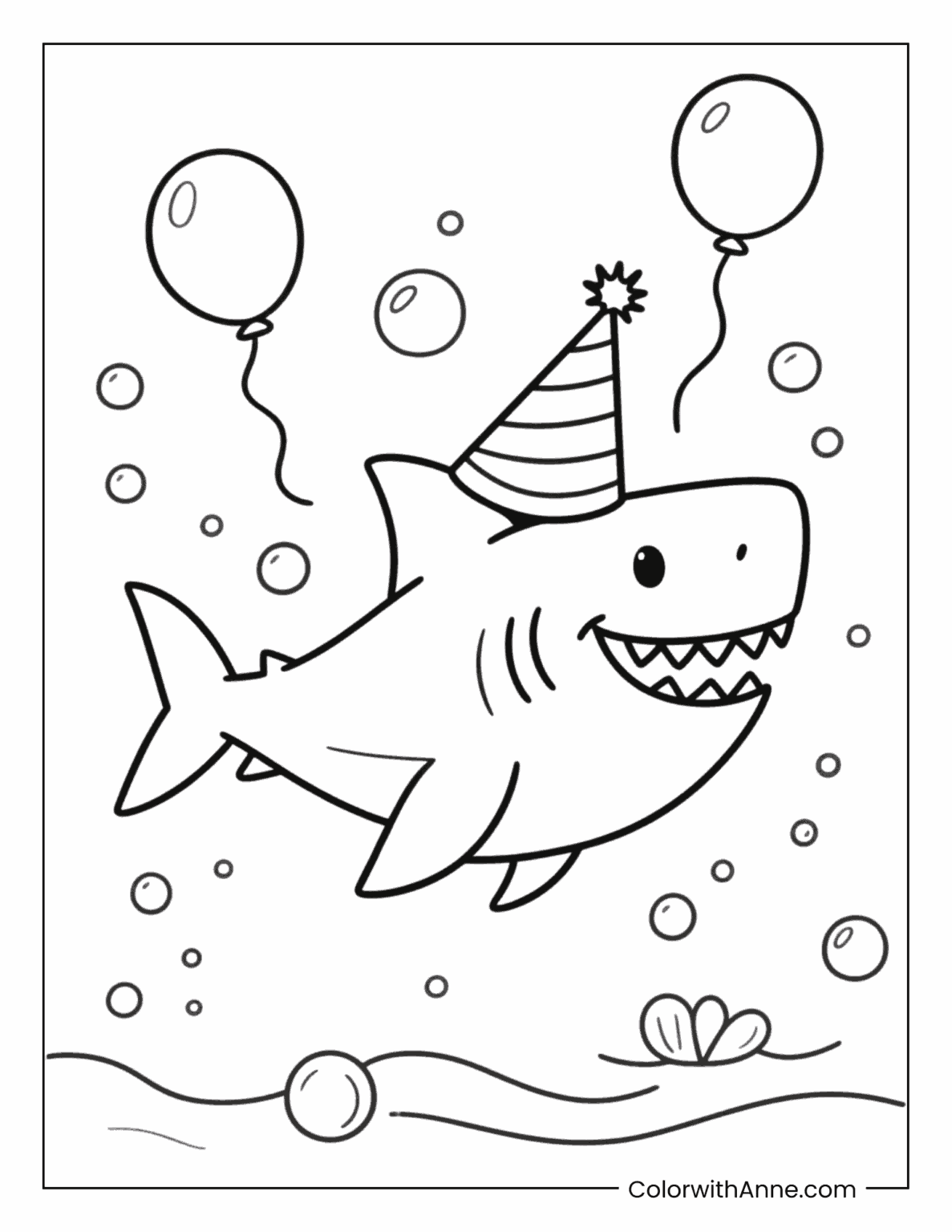 18 Shark Coloring Pages (Free PDF Printables)