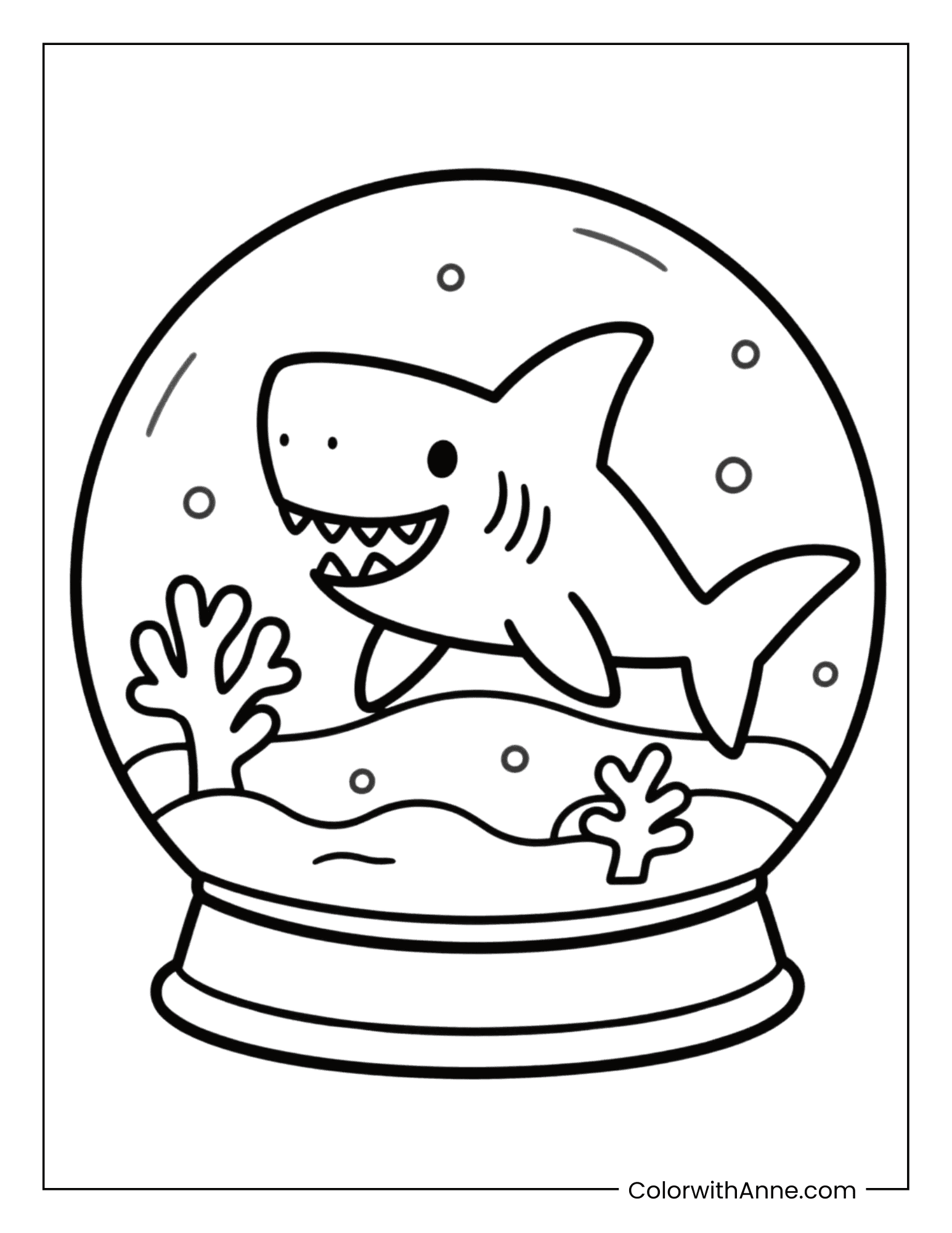 18 Shark Coloring Pages (Free PDF Printables)