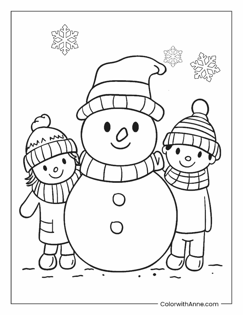 20 Winter Coloring Pages (Free PDF Printables)