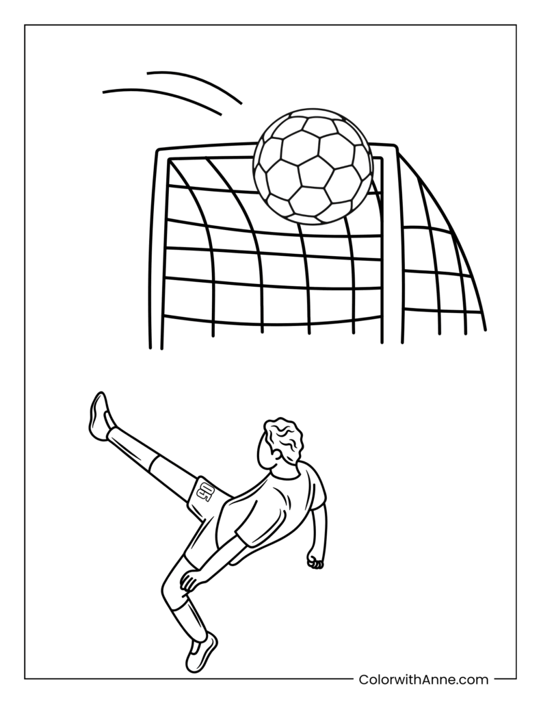 Soccer Coloring Pages (Free PDF Printables) - ColorwithAnne