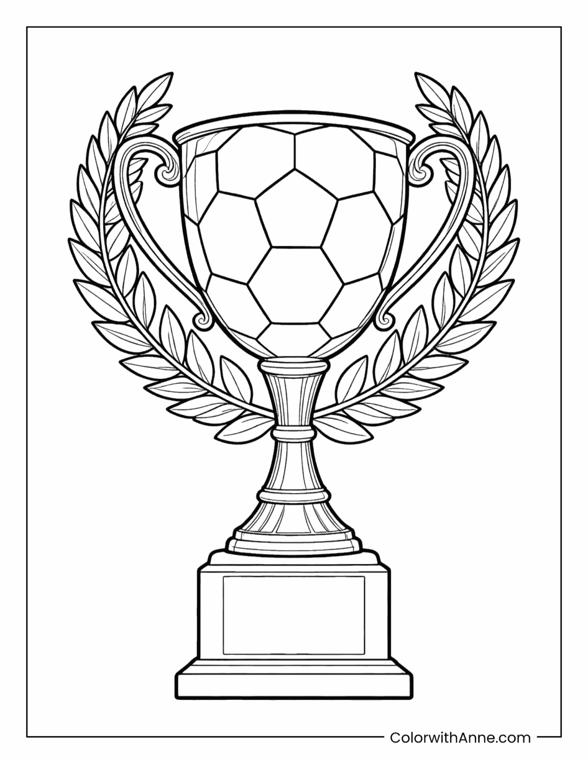 Soccer Coloring Pages (Free PDF Printables) - ColorwithAnne
