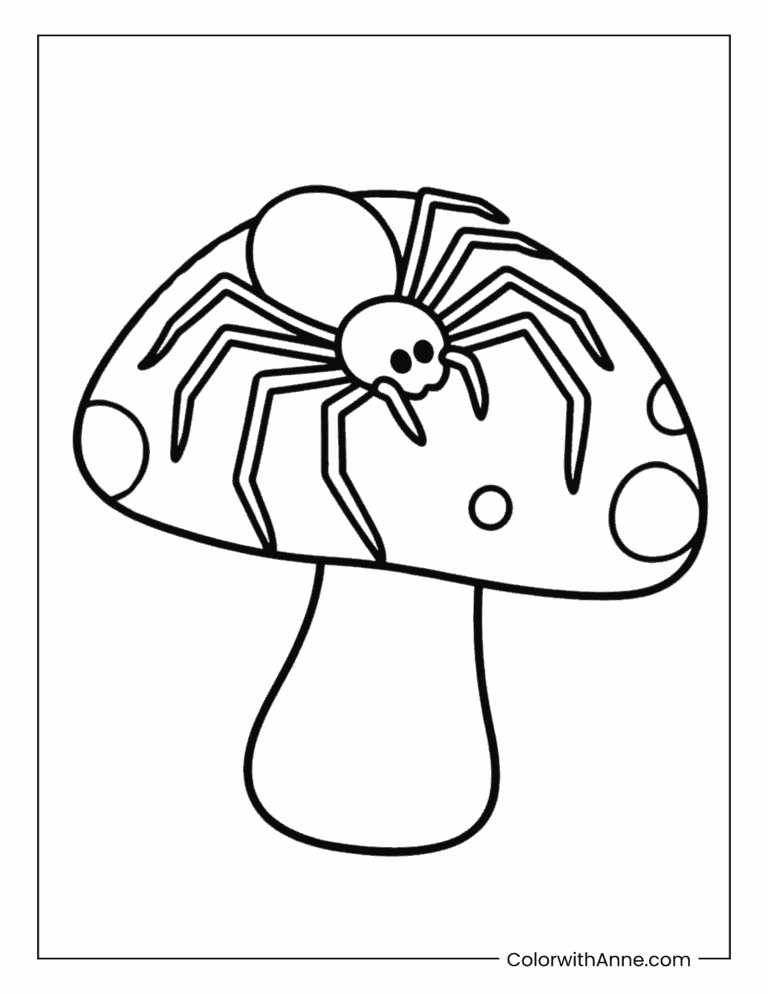 16 Spider Coloring Pages (Free PDF Printables)