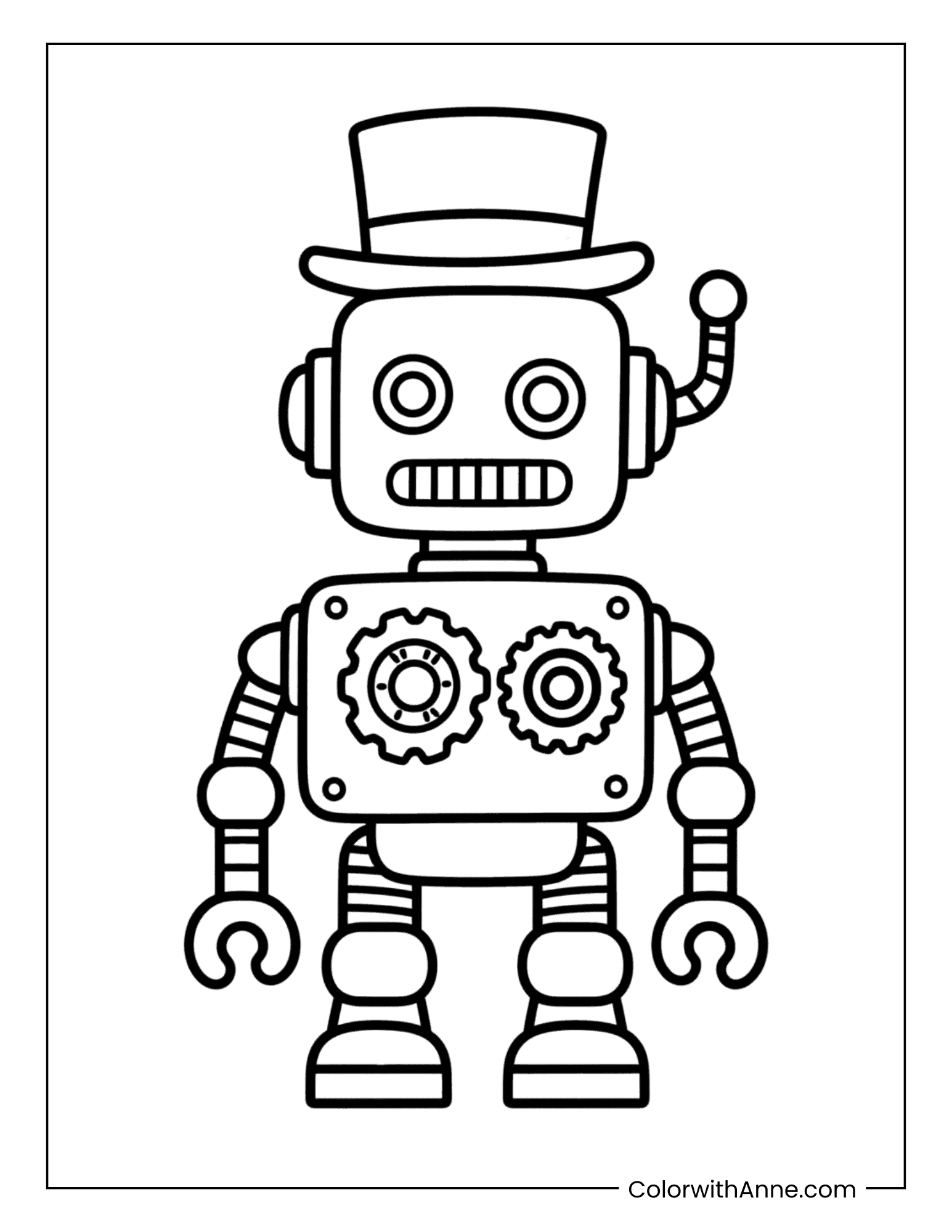 20 Robot Coloring Pages (Free PDF Printables)