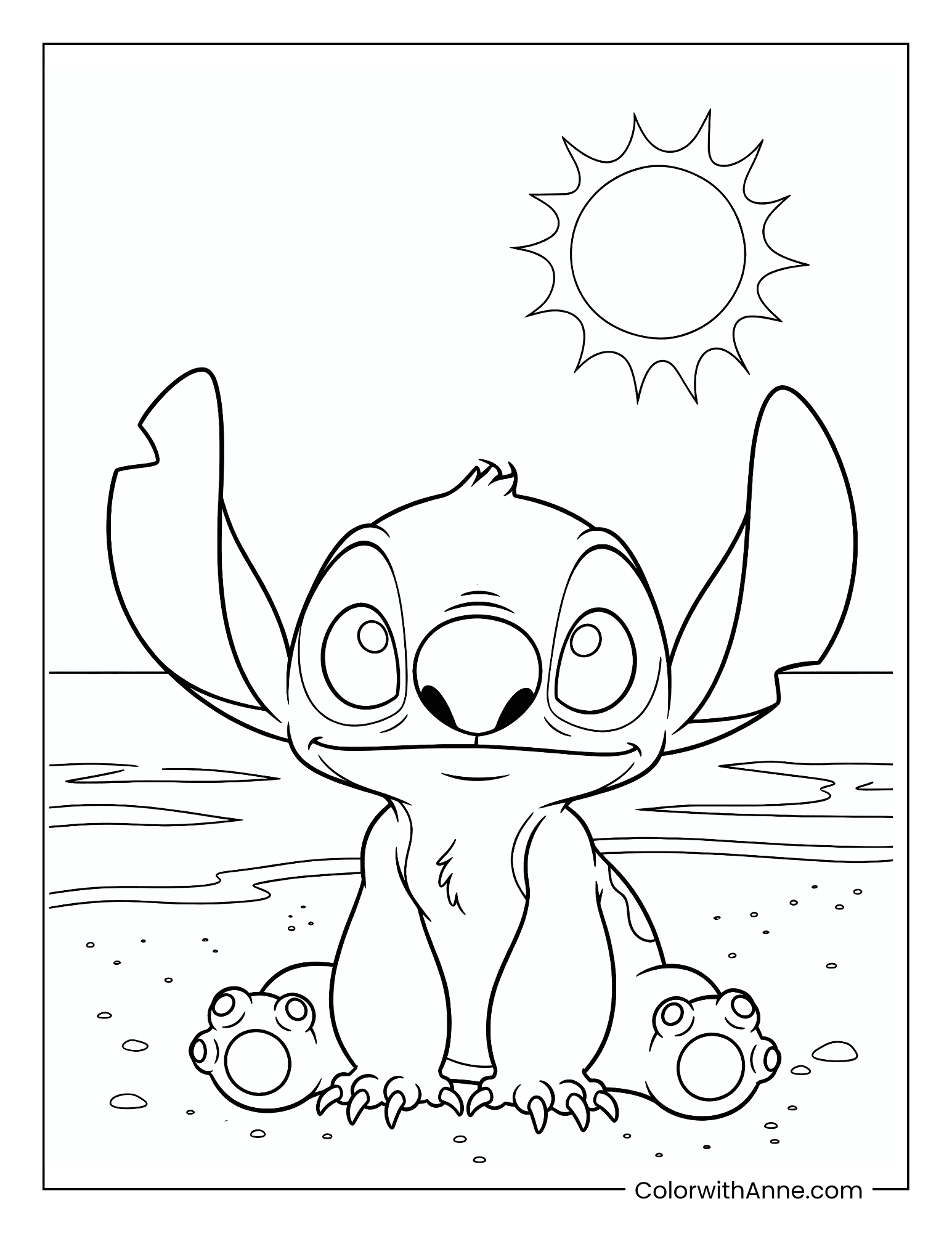 20 Stitch Coloring Pages (Free PDF Printables)