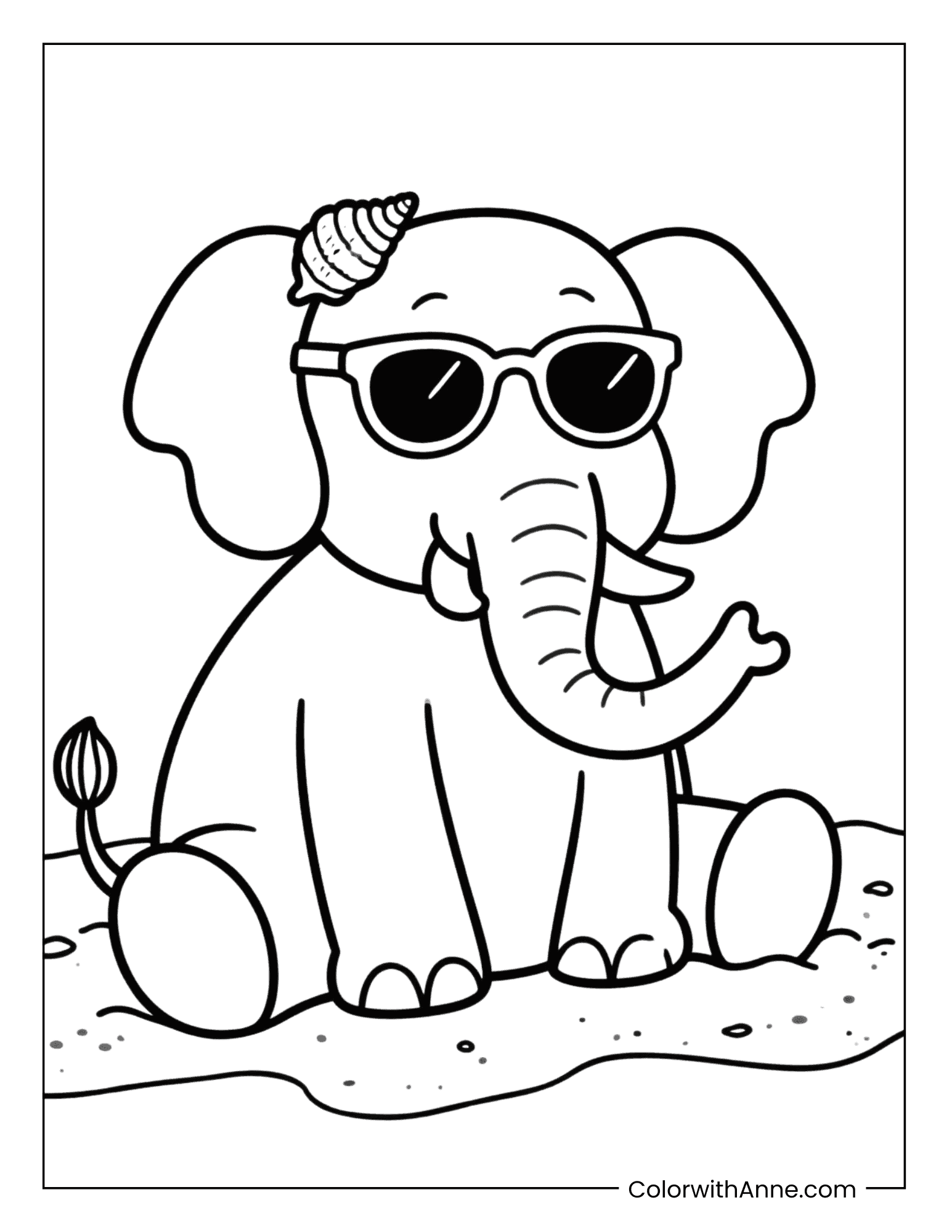 20 Elephant Coloring Pages (Free PDF Printables)