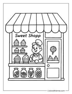 Cute Coloring Pages (Free PDF Printables)