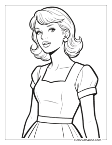 Taylor Swift Coloring Pages (Free PDF Printables)
