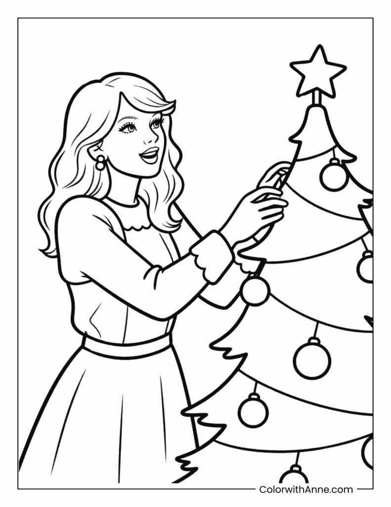 Taylor Swift Coloring Pages (Free PDF Printables)