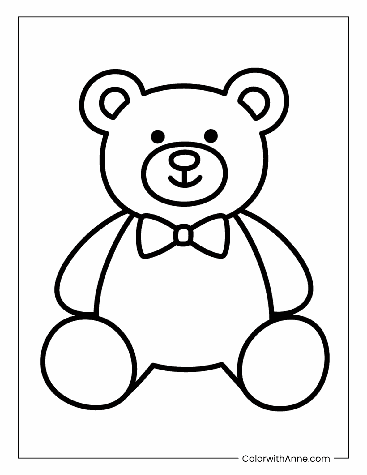 20 Bear Coloring Pages (Free PDF Printables)