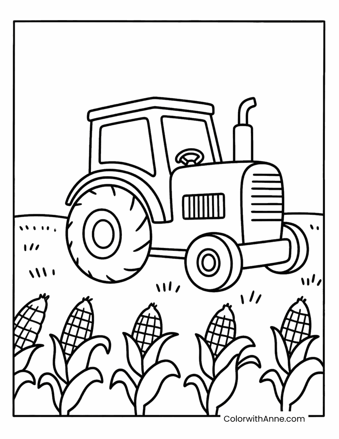 20 Tractor Coloring Pages (Free PDF Printables)