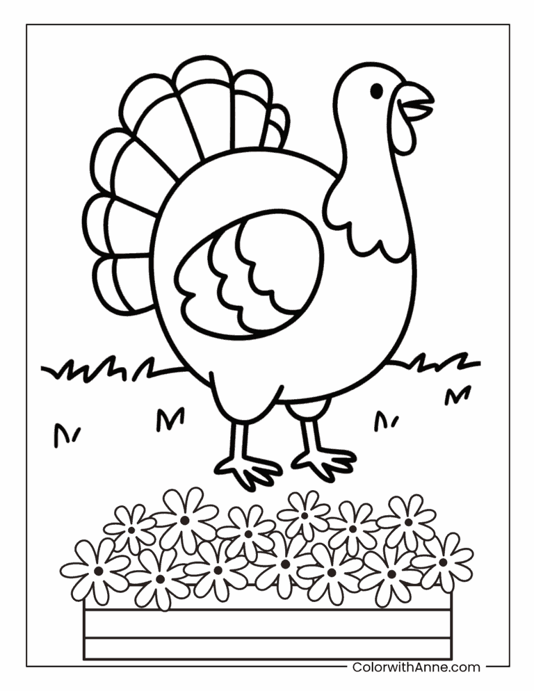 20 Turkey Coloring Pages (Free PDF Printables)