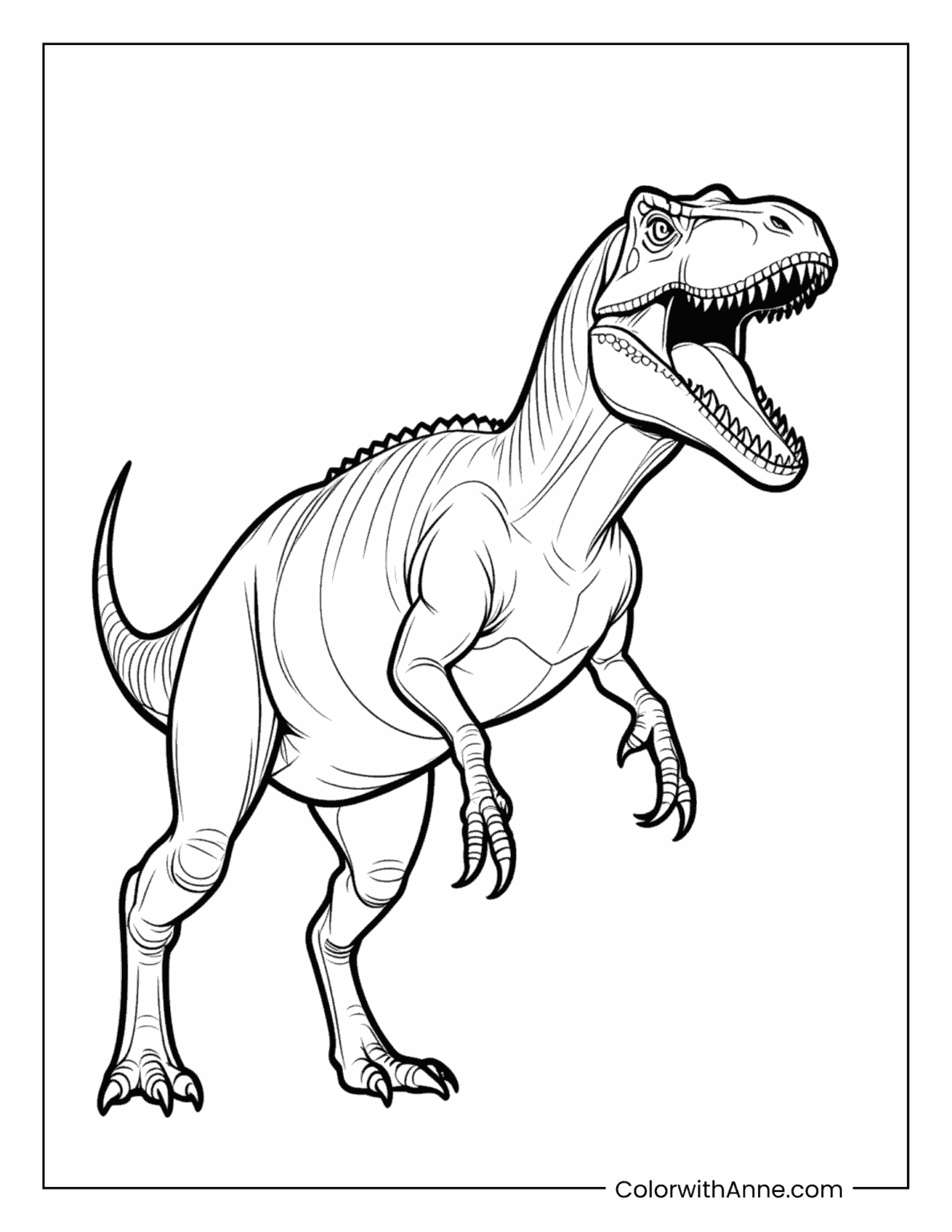 20 Dinosaur Coloring Pages (Free PDF Printables)