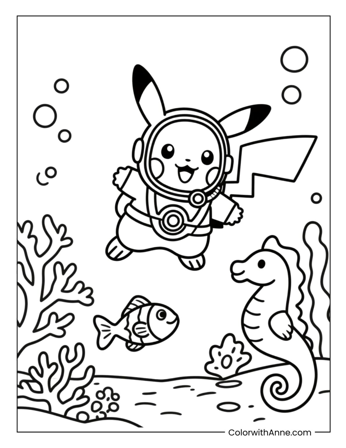 20 Pikachu Coloring Pages (Free PDF Printables)
